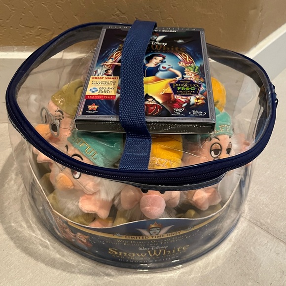Disney | Toys | Disney Plush Stuffed Seven Dwarfs Dvd Collection | Poshmark